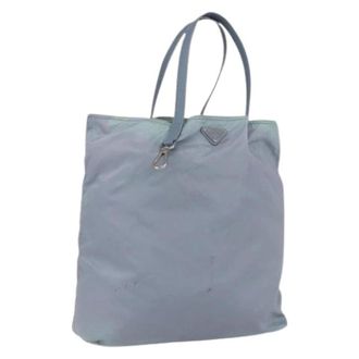 Prada Sac cabas vintage Pre-owned - Femme - Pre-owned - Bleu - Taille: ONE Size