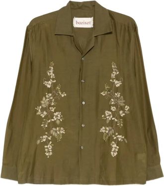 Baziszt Baziszt, Homme, Chemises, Vert, Taille: L Eden Shirt