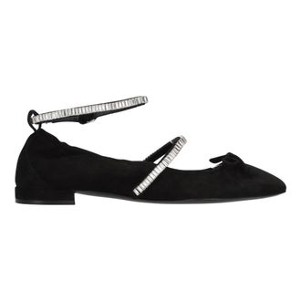 Stuart Weitzman Stefanie Ballerina - - Shoes - Damen - Schwarzk - 37 1/2 EU