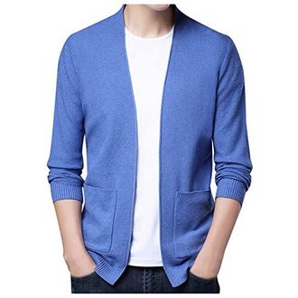 Generic Gilet Chaud Homme - Cardigan l&eacute;ger pour homme veste baseball mode automne manteau chemisier confortable pour loisirs et sorties d&eacute;contract&eacute;es