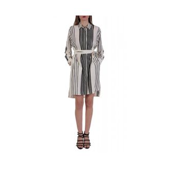 Marella Femme, Robes, Multicolore, Taille: 40 FR Agnelli Long Stripe Dress