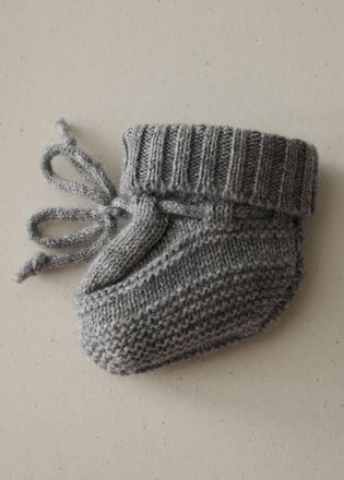 Mango Chaussettes 100 % cachemire avec naud gris - Home - Taille unique - MANGO HOME