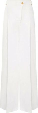 Elisabetta Franchi Femme, Pantalons, Beige, Taille: 42 FR Wide Pantalons