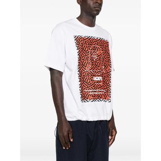 A Bathing Ape Graphic Print Cotton T-shirt - White