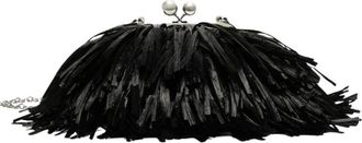 Max Mara Femme, Sacs, Noir, Taille: ONE Size Pasticcino Bag small frange