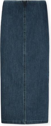Elena Miro Femme, Jupes, Bleu, Taille: 48 FR Jupe midi en denim