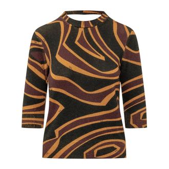 Pucci Bedruckter Wollpullover - - Knitwear - Damen - Mehrfarbig - L