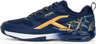 Hundred Herren Beast Max Material: Polyester, TPU | Suitable for Indoor, Squash, Table Tennis, Basketball & Padel (Navy/Gold, EU 45, UK 11, US 12)