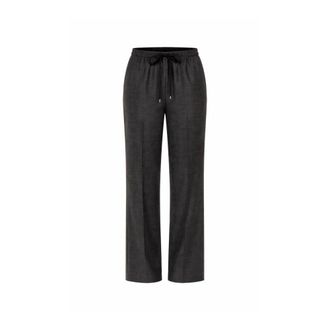 Forte_Forte Straight Hosen - - Trousers - Damen - Grau - S