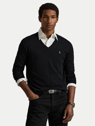 Polo Ralph Lauren Pullover Ls Sf Vn Pp 710670789003 Schwarz Regular Fit