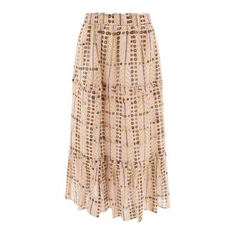 Isabel Marant Beiger Stylischer Baumwollrock - - Skirts - Damen - Beige - S