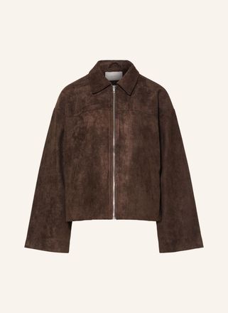Neo Noir Neo Noir Jacke Titan In Lederoptik braun