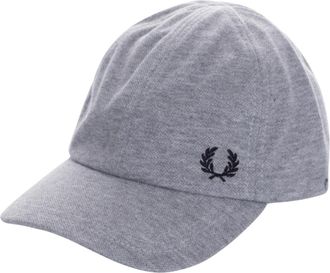 Fred Perry Unisex Erwachsene Klassische Piqu&eacute; Baseballm&uuml;tze (Grau)