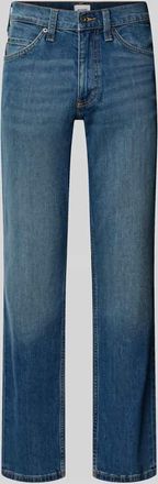 Mustang Jeans Straight Fit Jeans aus elastischem Baumwoll-Mix Modell Tramper