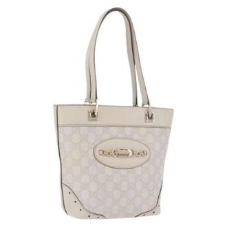 Gucci Sac cabas vintage doccasion - Femme - Pre-owned - Beige - Taille: ONE Size