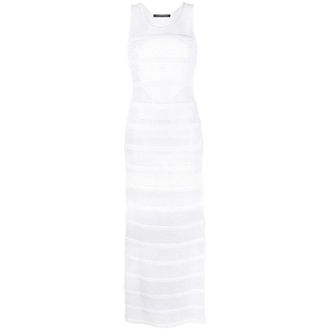 Antonino Valenti Durchsichtiges Mesh Maxikleid - - Dresses - Damen - Wei&szlig; - S