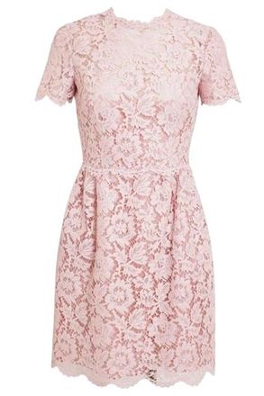 Valentino Garavani Valentino Blush Pink Lace Dress Size M