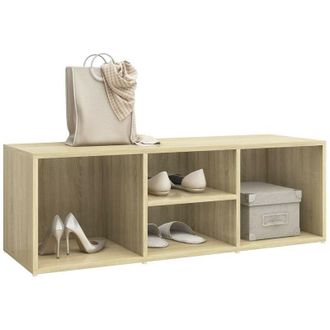 Les Tendances Meuble bas de rangement Ch&ecirc;ne sonoma 105x35x35