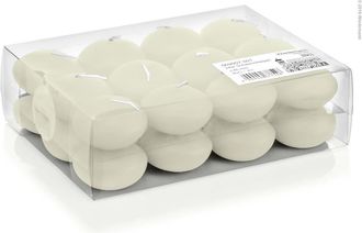 Wiedemann 24 Schwimmkerzen Elfenbein &Oslash; 45 mm Durchmesser, schwimmende Kerzen