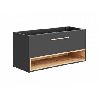 AC-D&eacute;co Meuble sous vasque mural - L 120 x P 46 x H 57 cm - Brunei Cosmos - Livraison gratuite