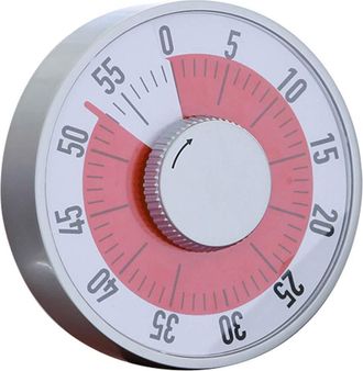 STOBOK Mechanischer K&uuml;chentimer 60 Minuten Visueller Countdown Timer Klassenzimmer Timer Wecker Z&auml;hler Zeiterinnerung f&uuml;r Lehrer Klassenzimmer Kinder Erwachs