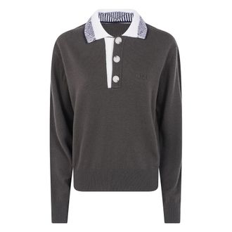 N&deg;21 Round-Neck Strickwaren - - Knitwear - Damen - Gr&uuml;n - M