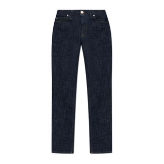 Brioni Homme, Jeans, Bleu, Taille: W34 Jean avec jambes l&eacute;g&egrave;rement fusel&eacute;es