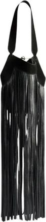 Khaite Femme, Sacs, Noir, Taille: ONE Size Lotus Nano Fringe Tote