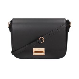 John Richmond Sac bandouli&egrave;re &agrave; rabat - Femme - Sacs - Noir - Taille: ONE Size