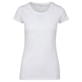 Build Your Brand Femme T-shirt pour Femme T shirt, Blanc, S EU