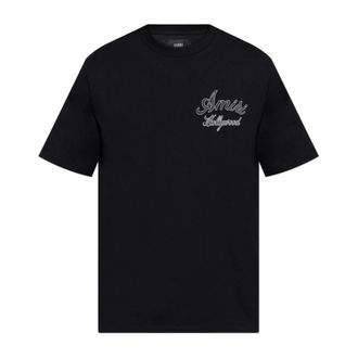 Amiri T-Shirt mit Logo - - Tops - Herren - Schwarzk - 2XL