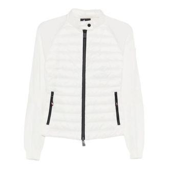 Moncler Logo-Motiv Cardigan - - Jackets - Herren - Wei&szlig; - S