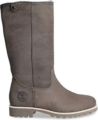 Panama Jack Bambina Igloo, Bottes hautes femme - Gris (Nobuck Gris/Grey), 37 EU