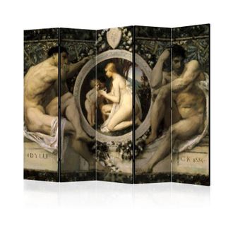Paris Prix Paris Prix - Paravent 5 Volets Idyll Gustav Klimt 172x225cm