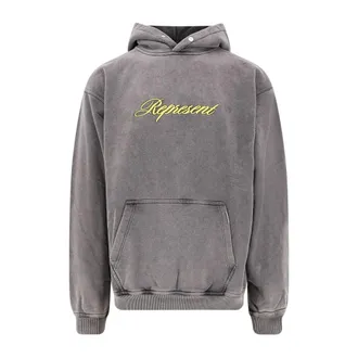 Represent Represent, Homme, Sweatshirts et sweats à capuche, Gris, Taille: XL Sweat à capuche avec logo brodé