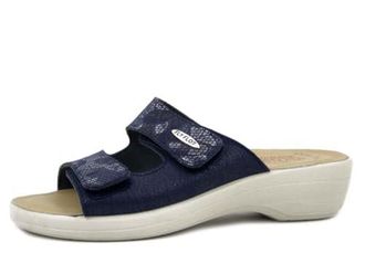 FLY FLOT FlyFlot T5B18BLU Tongs pour femme en cuir synth&eacute;tique blanc, double sangle, semelle int&eacute;rieure en cuir v&eacute;ritable, turquoise, 39 EU