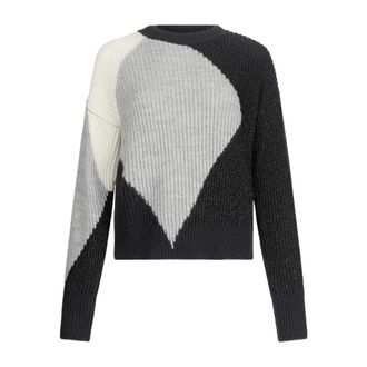 Liu Jo Schwarzer Pullover mit Lurex-Details - - Knitwear - Damen - Schwarzk - M