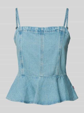 Levi's Slim Fit Tr&auml;gertop aus reiner Baumwolle Modell ANDERSON FLOUNCE