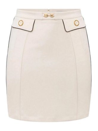 Elisabetta Franchi Jupe Midi - Crème