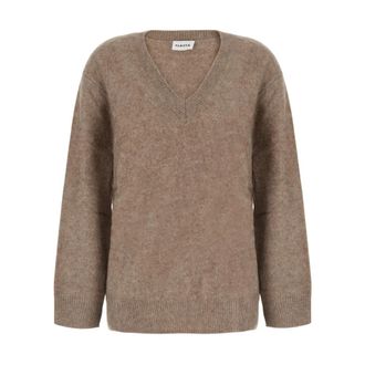 P.A.R.O.S.H. Pullover mit V-Ausschnitt - - Knitwear - Damen - Beige - M