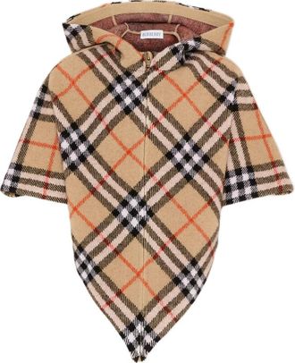 Burberry Mantela Cape - - Jackets - Damen - Mehrfarbig - M