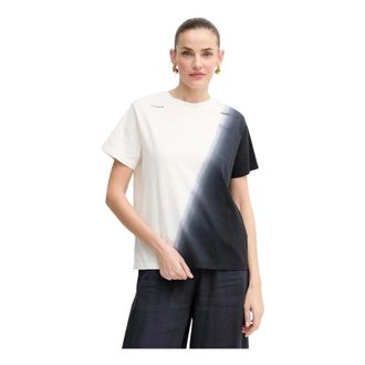 Liviana Conti T-shirt en coton - Femme - Tops - Blanc - Taille: 38 FR