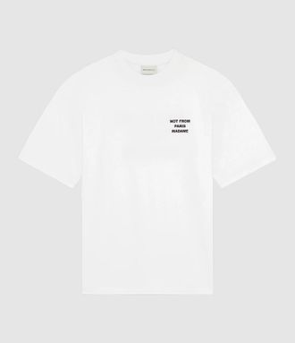 Dr&ocirc;le de Monsieur Tee-Shirt Slogan Optic White