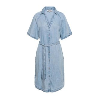 &Co Woman Jacklyn Hemdkleid - - Dresses - Damen - Blau - 2XL