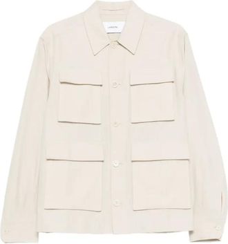 Lardini Homme, Vestes, Beige, Taille: M Giacca camicia
