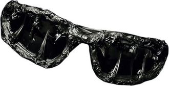 Generic Lunettes de soleil gothiques, faites &agrave; la main, protection UV400, tendance et tendance, pour Halloween, f&ecirc;tes costum&eacute;es, Noir, Refer to description