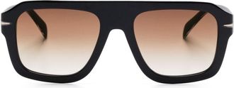 Eyewear by David Beckham Getönte Pilotenbrille - Schwarz