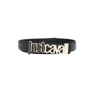 Just Cavalli Metal Letterin Damen G&uuml;rtel - - Accessories - Damen - Schwarzk - 100 CM