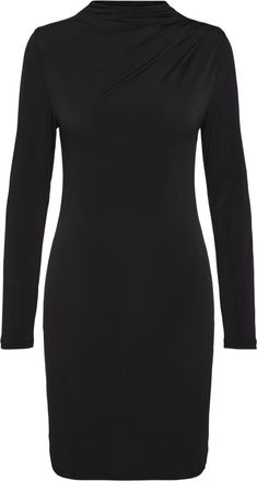 Pieces Pcmadison Ls Draped Dress Noos Bc