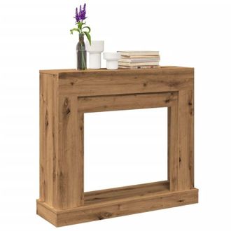 vidaXL Vidaxl - Cadre de chemin&eacute;e ch&ecirc;ne artisanal 100x30x87,5cm bois ing&eacute;nierie